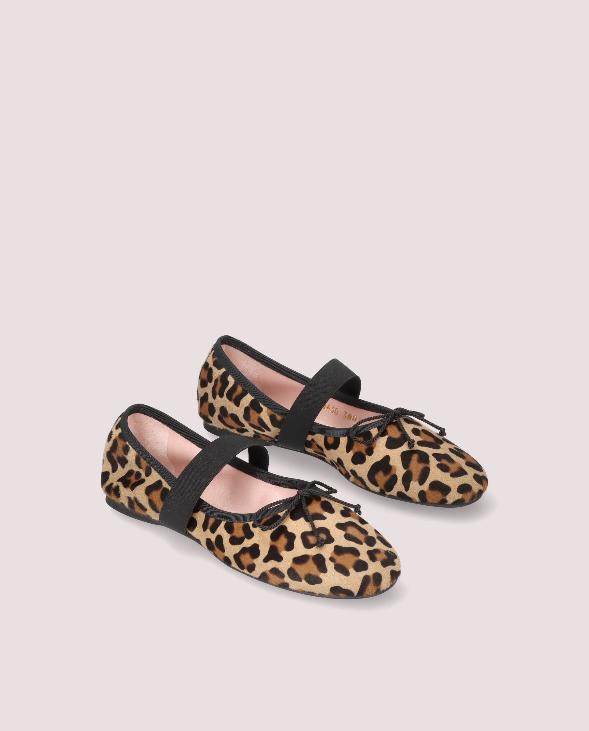 Lea Beige Pony Ballet Flats